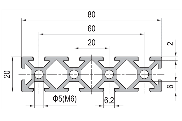 Strut aluminium Profile/aluminum angle profiles - RUITUO aluminum profile