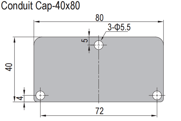 Conduit end cap - Profile Accessories - Aluminium Profile/Aluminum ...