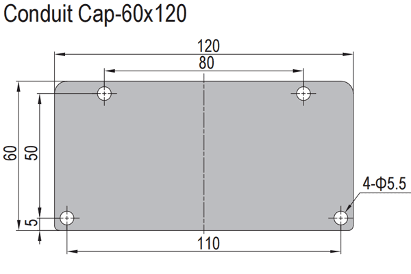Conduit end cap - Profile Accessories - Aluminium Profile/Aluminum ...