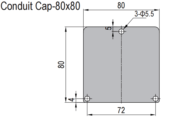 Conduit end cap - Profile Accessories - Aluminium Profile/Aluminum ...