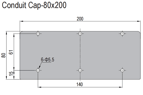 Conduit end cap - Profile Accessories - Aluminium Profile/Aluminum ...