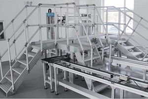 Heavy duty industrial access platform ladder| RUITUO